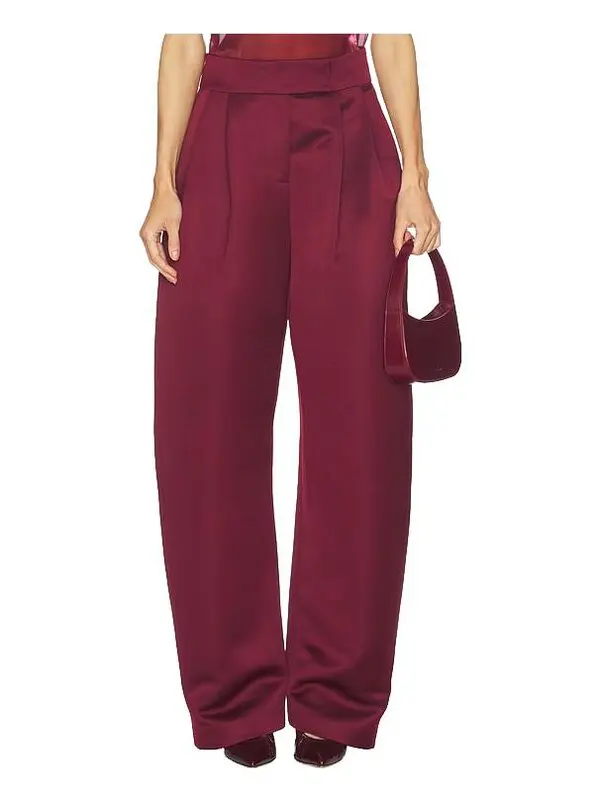 CAMILA COELHO Reese Pant - Garnet