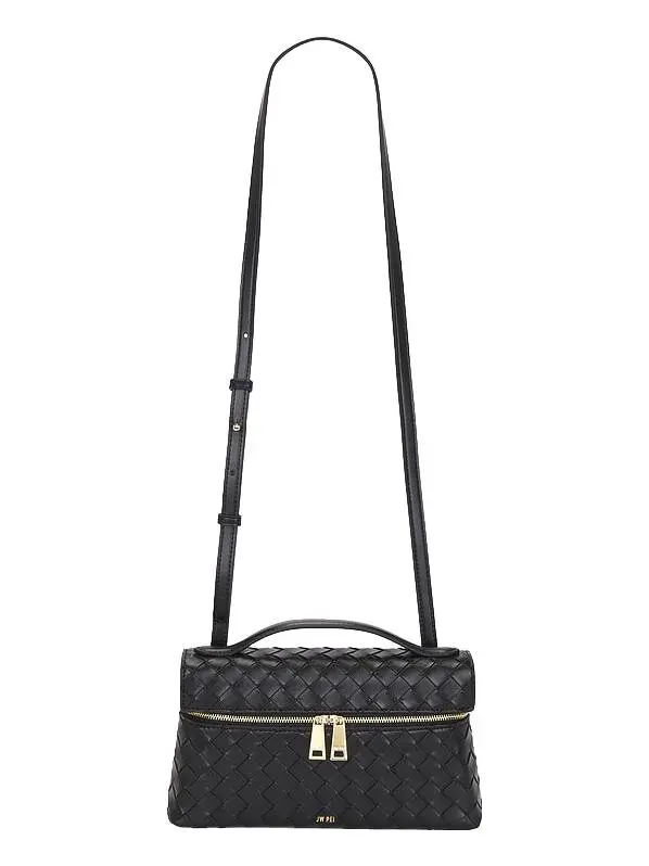 Jw Pei Thea Weave Texture Top Handle Bag - Black