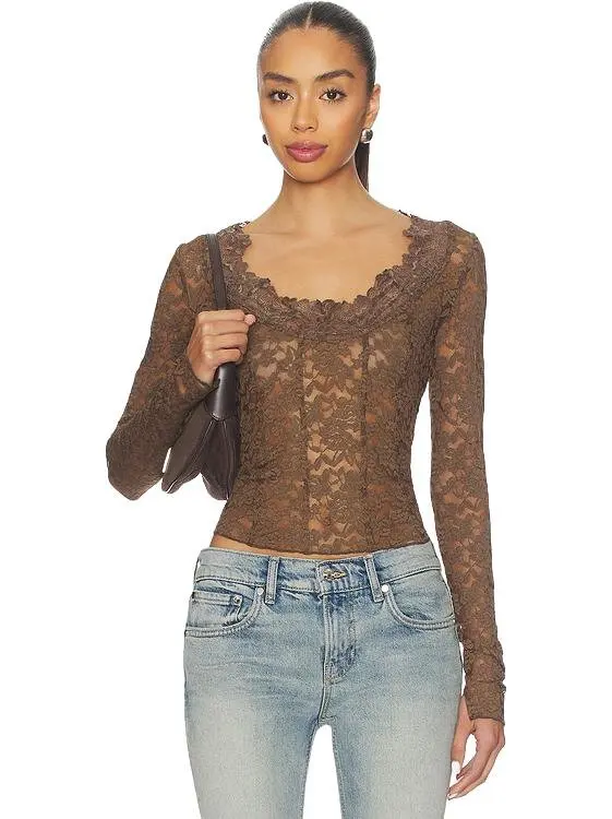 Free People All Night Long Sleeve - Teak