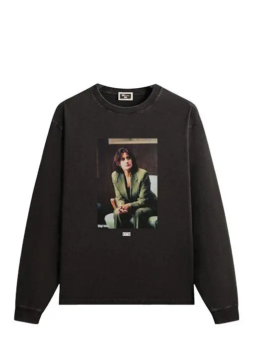 Kith X The Sopranos Jennifer Vintage Long Sleeve Tee Shirt - Black