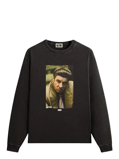 Kith X The Sopranos Silvio Vintage Long Sleeve Tee Shirt - Black