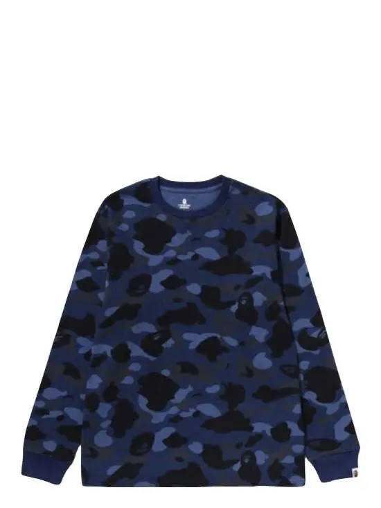 A BATHING APE Camo Thermal Lt Underwear - Navy Blue
