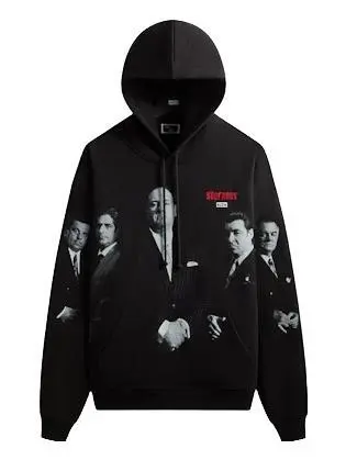 Kith X The Sopranos Arched Character Nelson Hoodie - Black