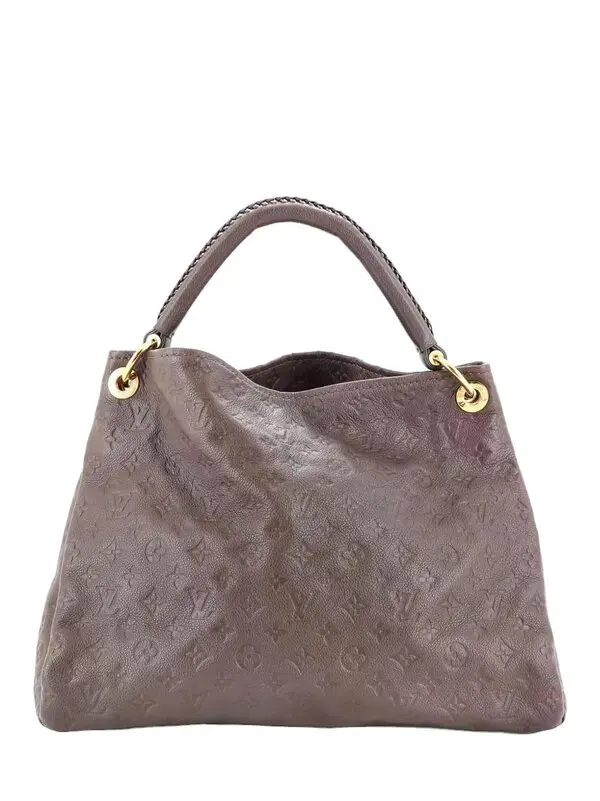 LOUIS VUITTON Artsy Mm Hobo Bag Monogram Empreinte Leather - Brown