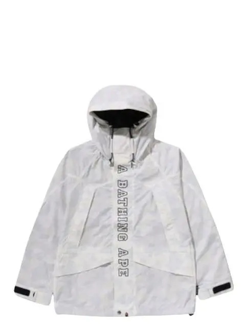 BAPE City Camo Snowboard Jacket - White