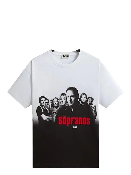 Kith X The Sopranos Ombre Poster Vintage Tee Shirt - White