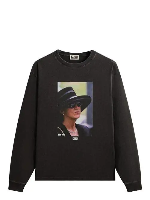 Kith X The Sopranos Carmela Vintage Long Sleeve Tee Shirt - Black