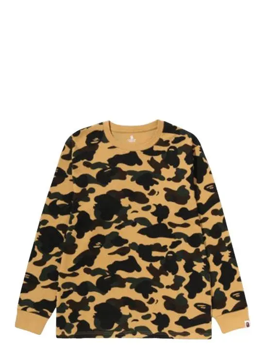 A BATHING APE 1st Camo Thermal Lt Underwear - Yellow