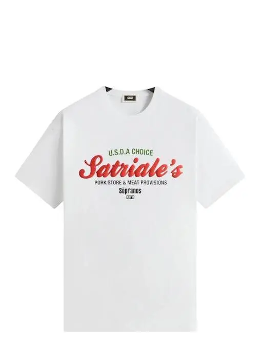 Kith X The Sopranos Satriale's Vintage Tee Shirt - White