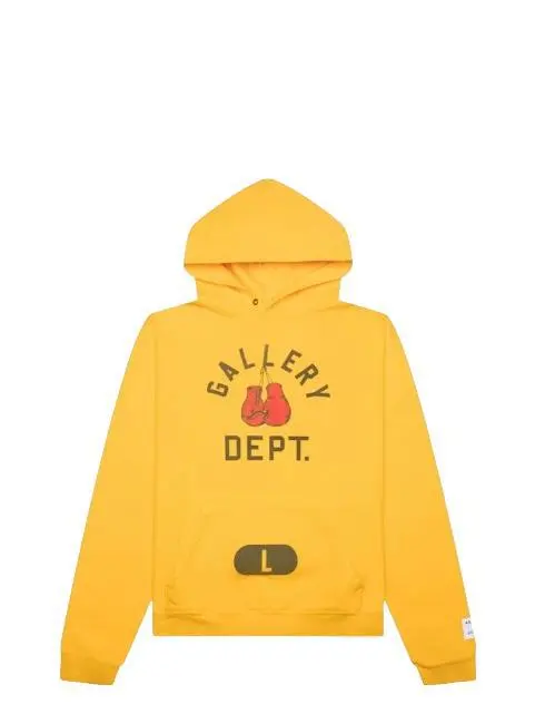 GALLERY DEPT. Boxing Merch Hoodie - Yellow