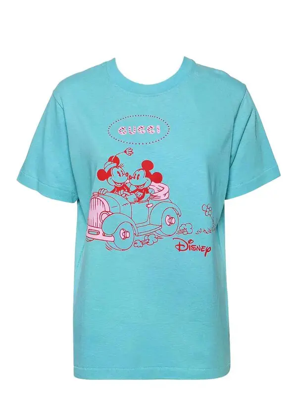 Gucci 2024 X Disney Printed T-shirt - Blue