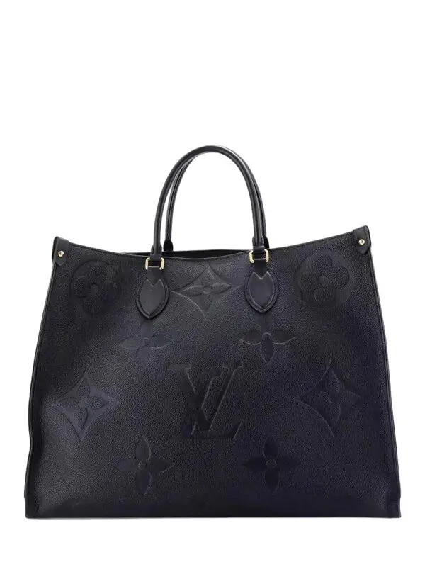 LOUIS VUITTON Onthego Monogram Empreinte Giant Gm Tote Bag - Black