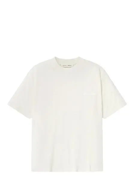 Fear Of God Essentials Embroidered Essential Tee Shirt - Ivory