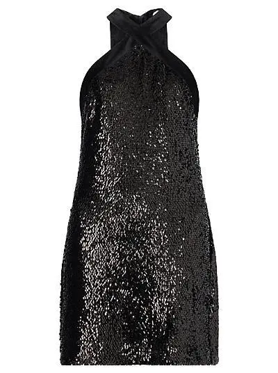 Simkhai Isla Sequinned Mini Dress - Black
