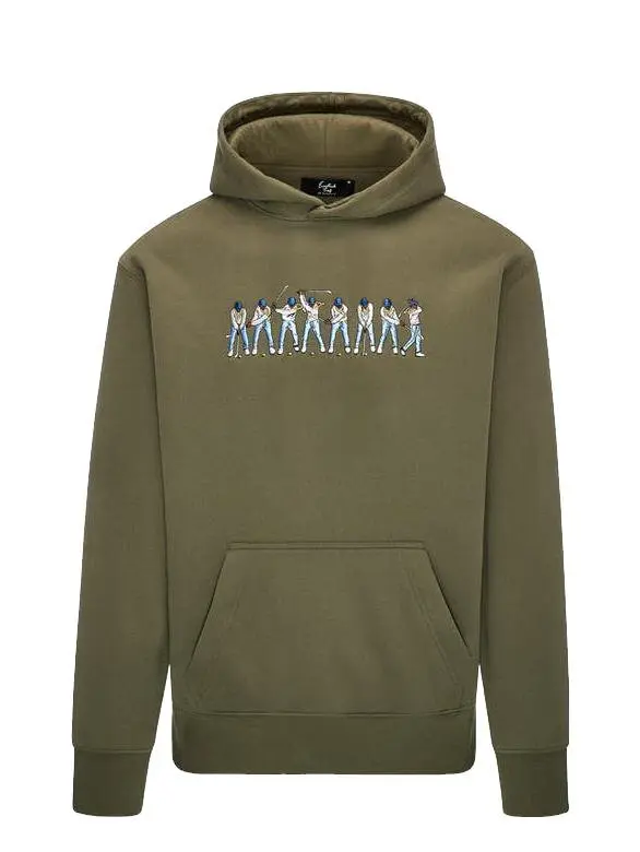 EASTSIDE GOLF Embroidered Fleece Hoodie - Hunter Green