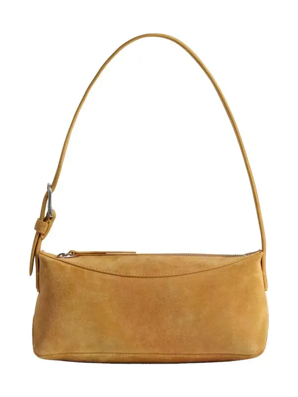 YU MEI Bobby Suede Shoulder Bag - Brown