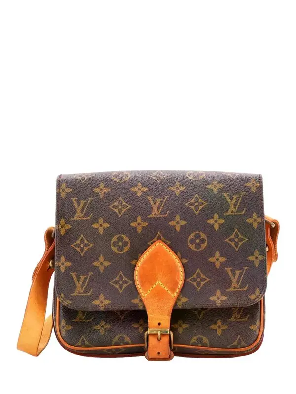 LOUIS VUITTON Cartouchiere Handbag Monogram Canvas Mm - Brown