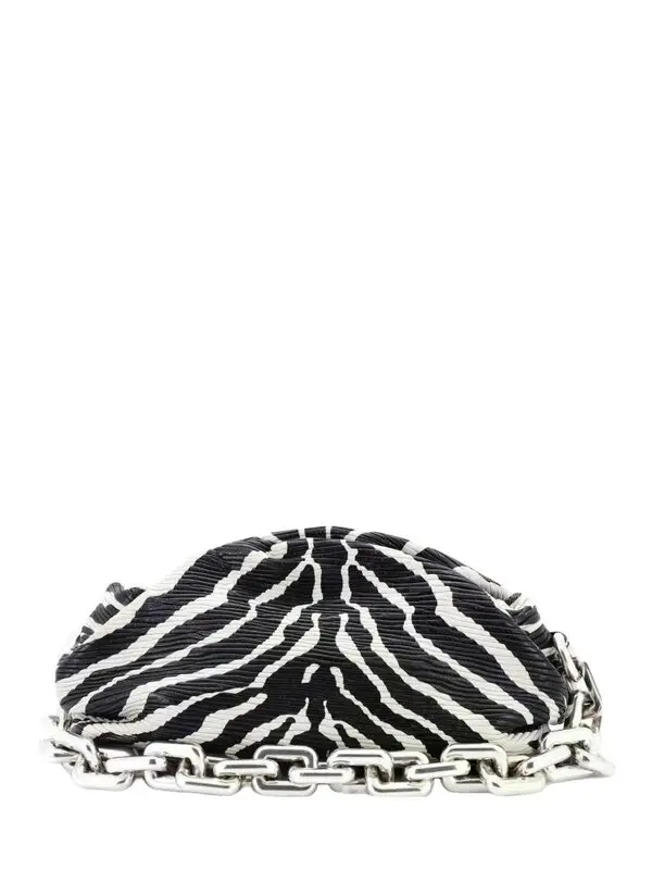 Bottega Veneta Printed Chain Pouch - Black