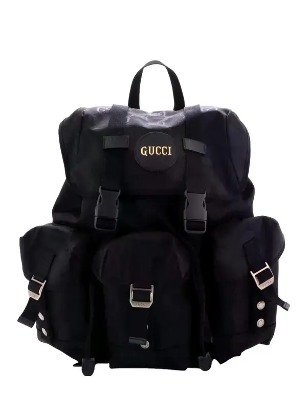 Gucci Off The Grid Gg Econyl Backpack - Black