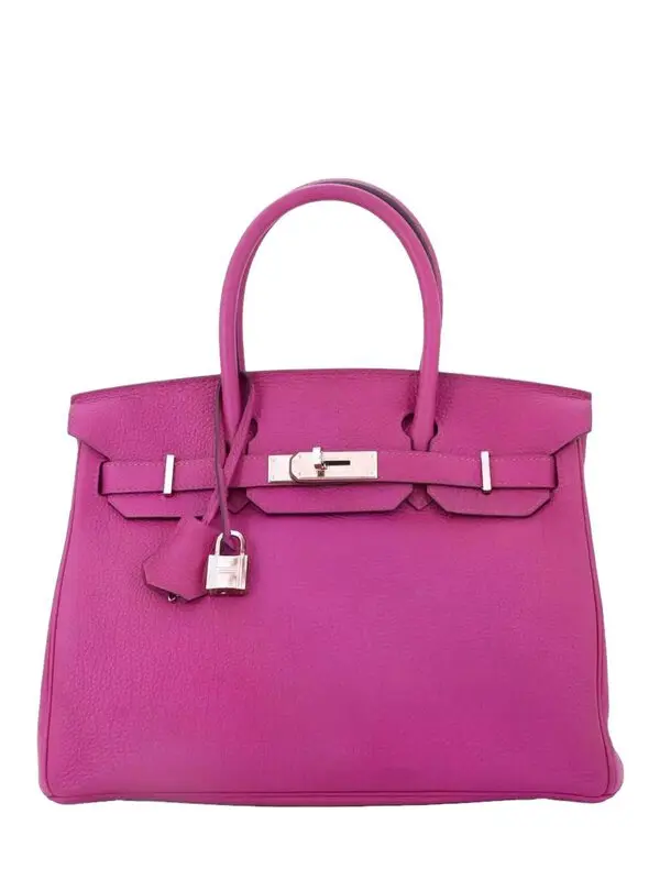 Hermès Birkin Togo 30 Tote Bag With Palladium Hardware - Pink