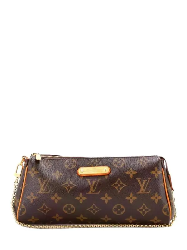 LOUIS VUITTON Eva Monogram Canvas Clutch - Brown