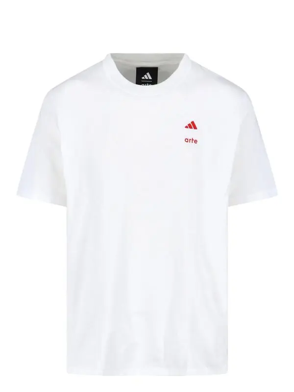 Adidas X Arte Tshirt Logo - White