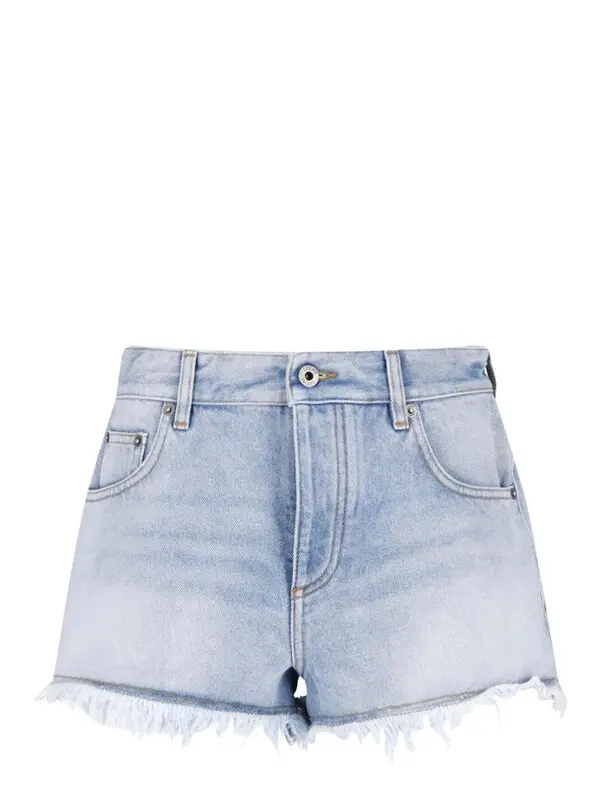 Loewe Denim Shorts - Light Blue