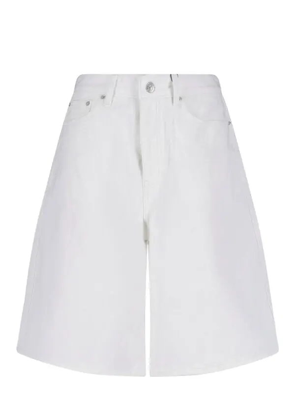 DUNST Denim Shorts - White