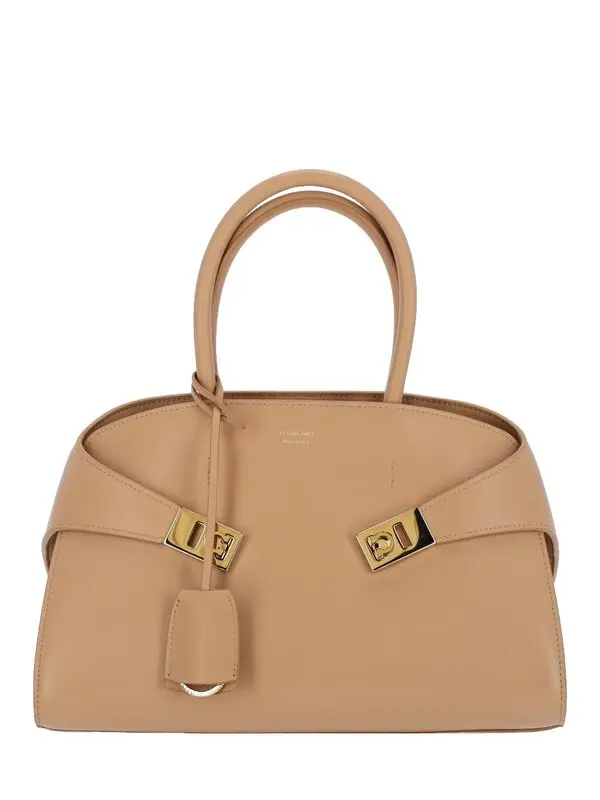 FERRAGAMO Hug Handbag - Beige