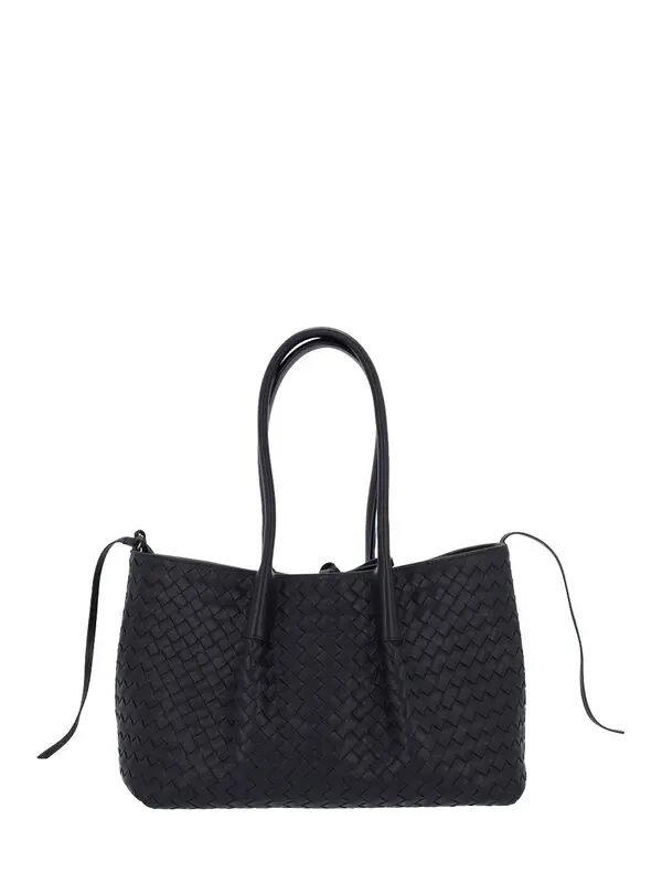 Bottega Veneta Pinacoteca Medium Handbag - Black