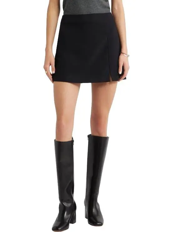 OPEN EDIT A-line Miniskirt - Black