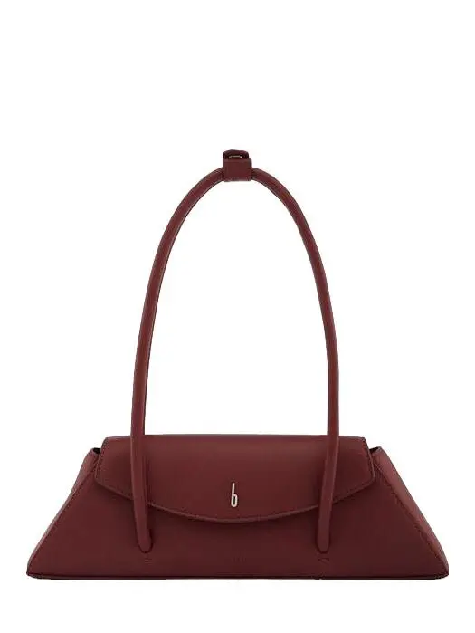 BEHNO Diana Leather Shoulder Bag - Brick
