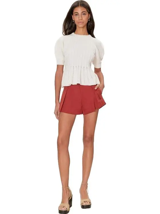 Rebecca Taylor Ella Knit Sweater - Ivory