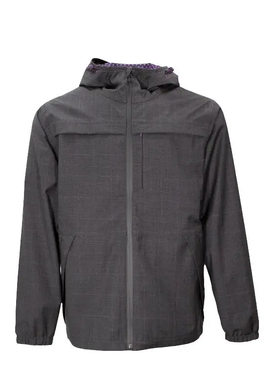 LORDS OF HARLECH Luca Waterproof Wool Jacket - Grey
