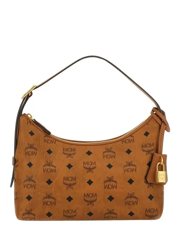 Mcm Aren Visetos Bag - Buff