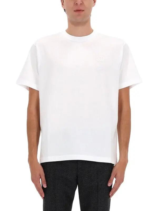 Gucci T Shirt With Logo - White