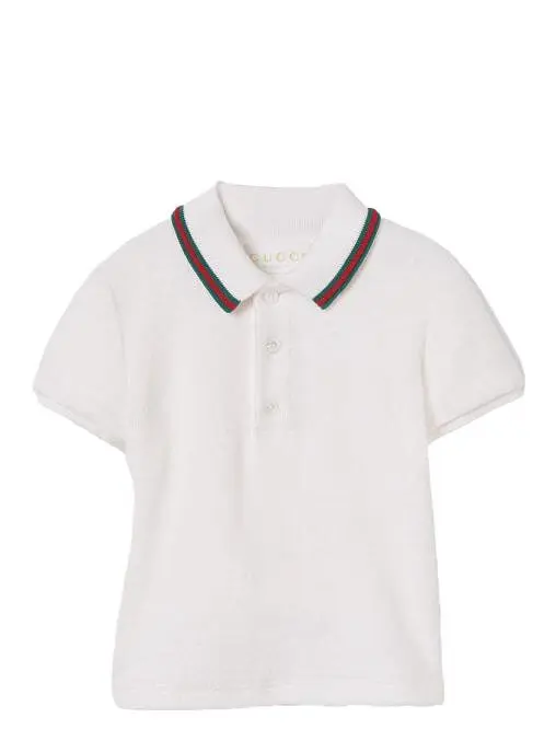 Gucci Polo With Logo - White