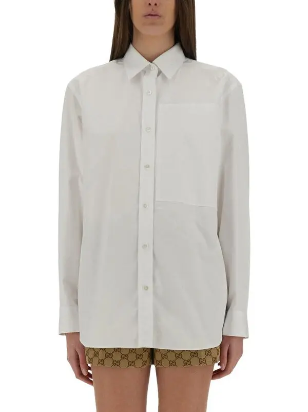 Gucci Cotton Poplin Shirt - White