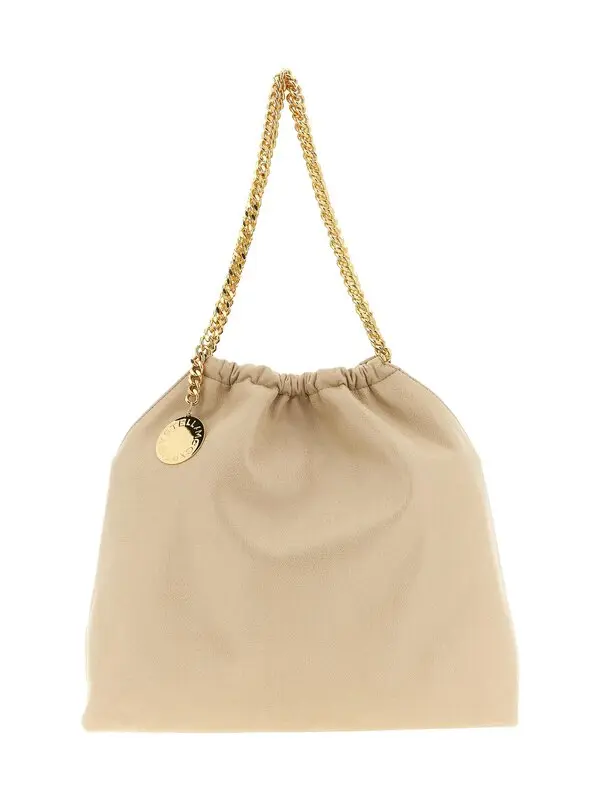 Stella McCartney Falabella Drawstring Shoulder Bag - Beige