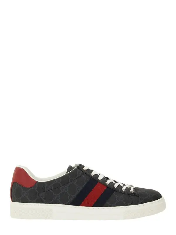 Gucci Sneaker With Web Detail - Black