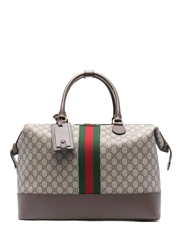 Gucci Duffle Travel Bag - Beige