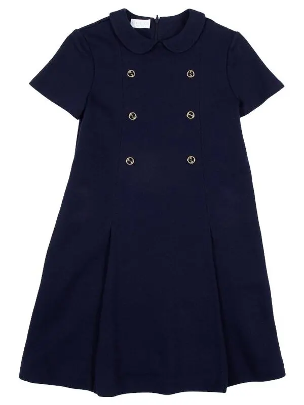Gucci Dress With Buttons - Blue