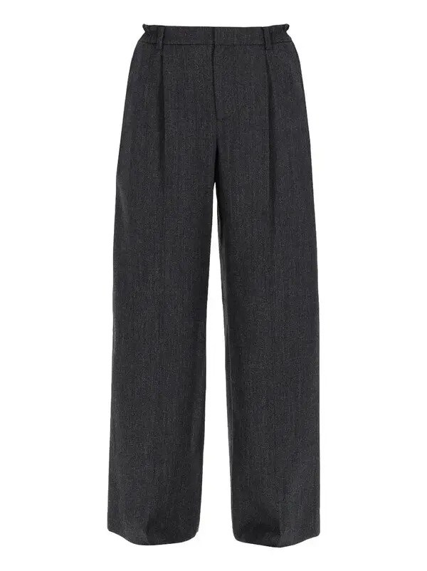 Alexander Wang Tailored Wool Trousers - Charcoal
