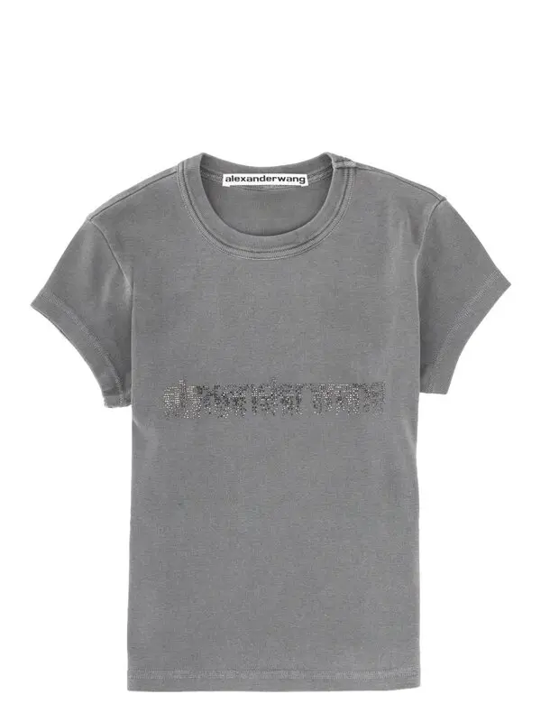 Alexander Wang T-shirt With Logo - Grey