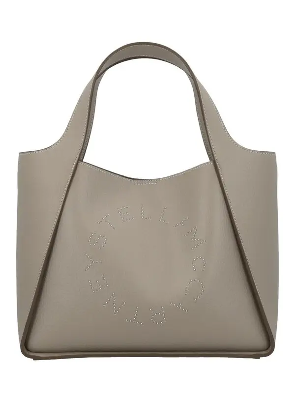 Stella McCartney Tote Bag With Logo - Grey