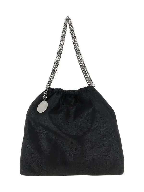 Stella McCartney Falabella Drawstring Shoulder Bag - Black