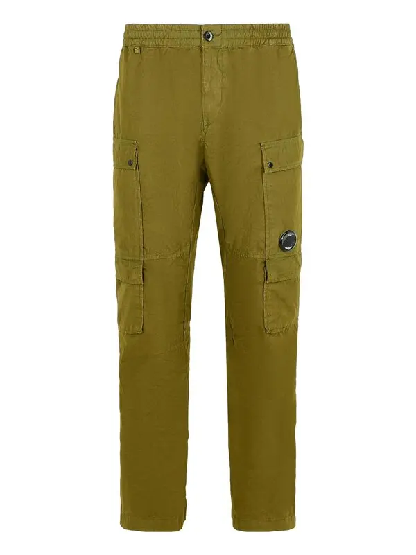 C.P. COMPANY Cargo Pants In Cotton - Green