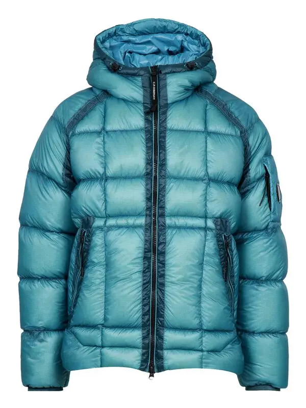 C.P. COMPANY D.d. Shell Padded Jacket - Clear Blue