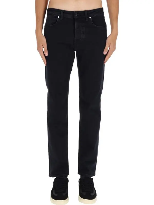 Stone Island Slim Fit Denim Pants - Black