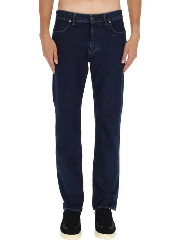 Stone Island Slim Fit Cotton-elastane Pants - Denim